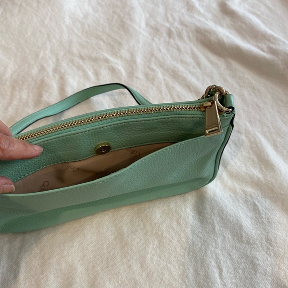 Calvin Klein | Bags | Calvin Klein Turquoise Small Shoulder Bag | Poshmark